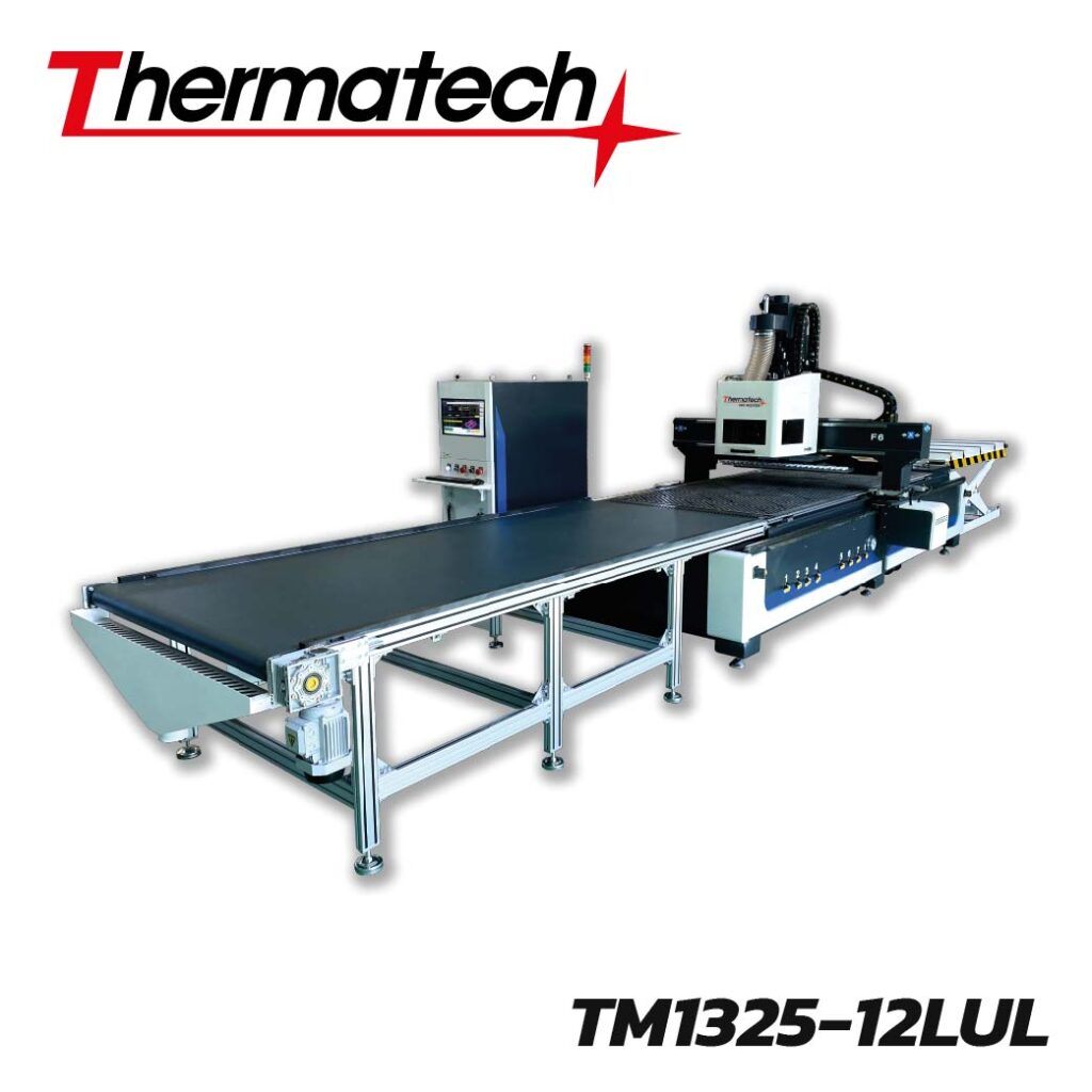 เครื่องตัดแผ่นวัสดุ ควบคุมด้วยระบบ CNC แบบ 3 แกน รุ่น Thermatech TM1325 ...
