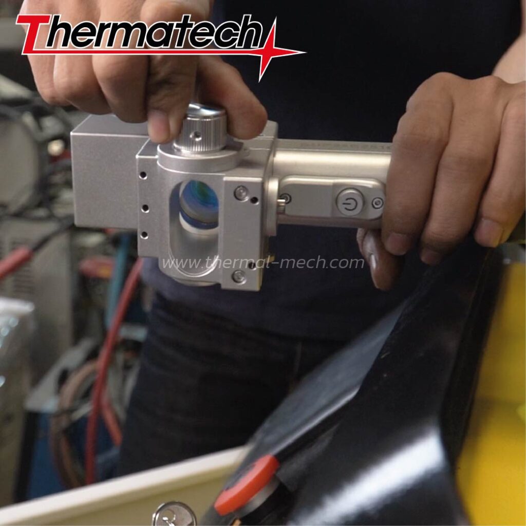 เครื่องกำจัดสนิม ด้วยไฟเบอร์เลเซอร์ Thermatech Model TM-LC ขนาด3000 ...